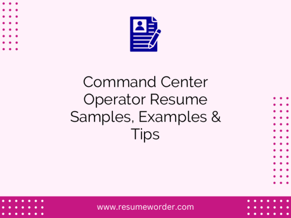 SWAT Operator Resume Samples, Examples & Tips - ResumeWorder