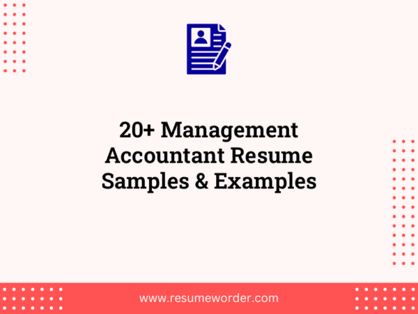 CMA Resume Examples - 15+ Free Samples - ResumeWorder