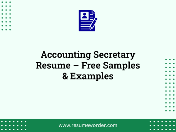 CMA Resume Examples - 15+ Free Samples - ResumeWorder