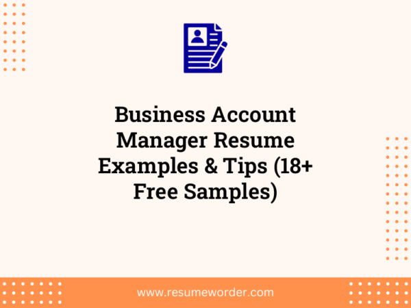 CMA Resume Examples - 15+ Free Samples - ResumeWorder