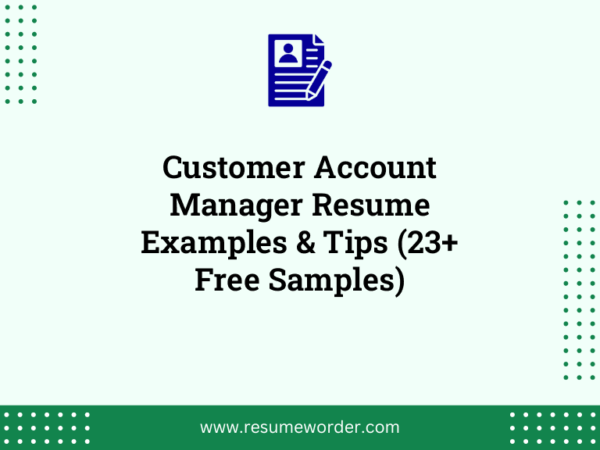 Collections Officer Resume Examples - 35+ Free Samples - ResumeWorder