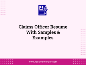 Administrative Officer Resume With Samples & Examples - ResumeWorder