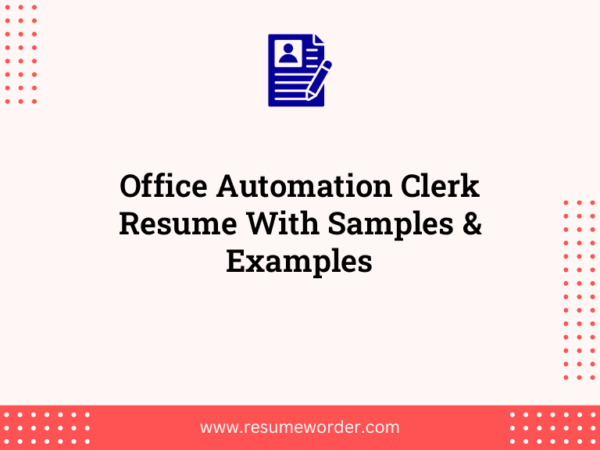Insurance Claims Processor Resume With Samples & Examples - ResumeWorder