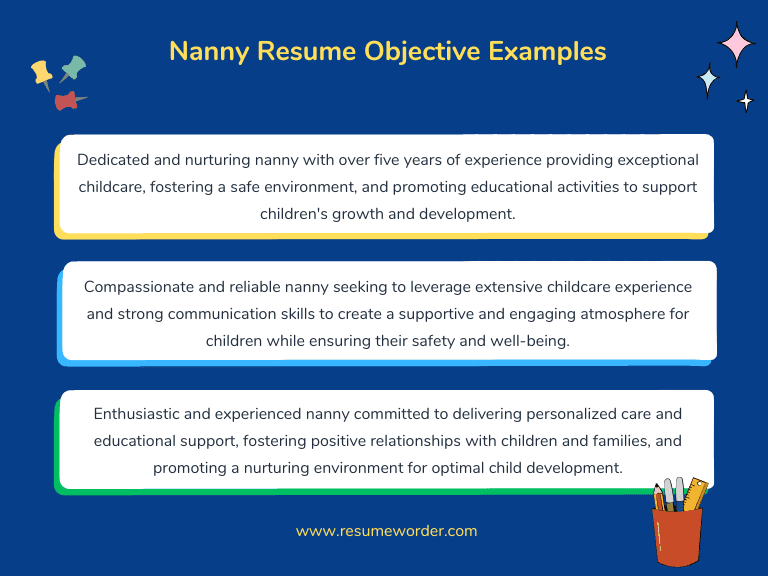 24+ Nanny Resume Objective Statement Examples - ResumeWorder