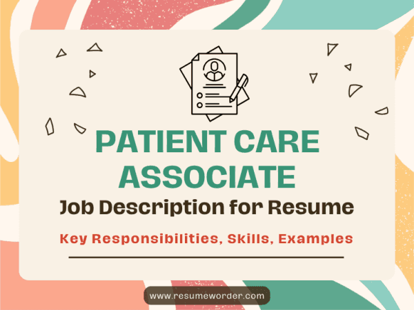 Front of House Job Description for Resume - 34 Free Samples & Examples ...